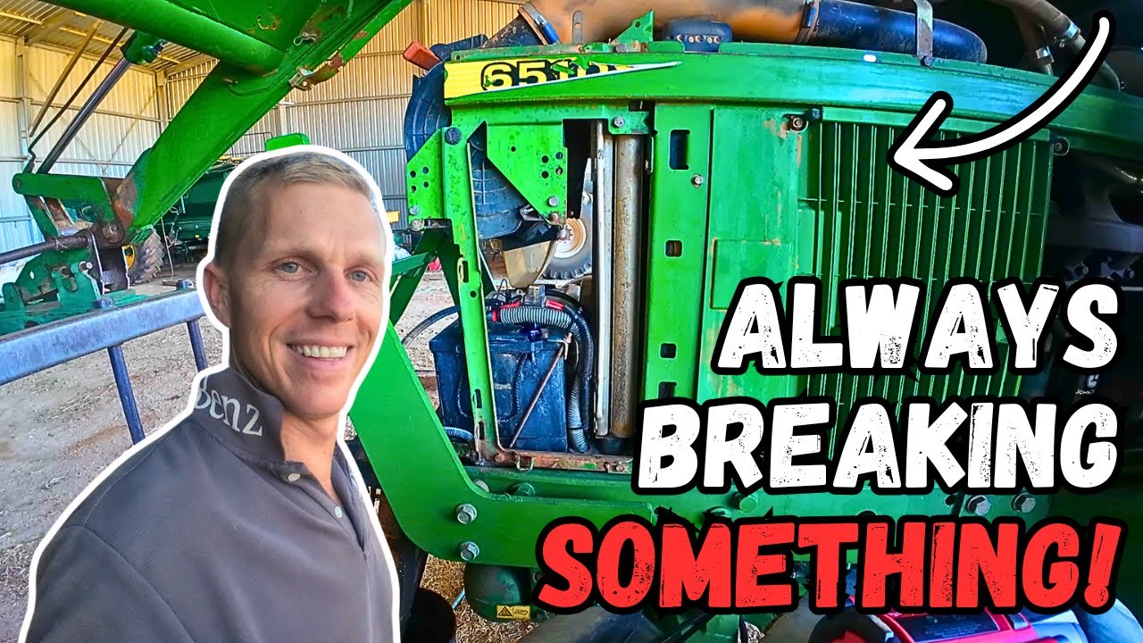 It's Always Something & It's RELENTLESS! Broken Loader, Air Seeder Painting & Worn Bushes - YouTube