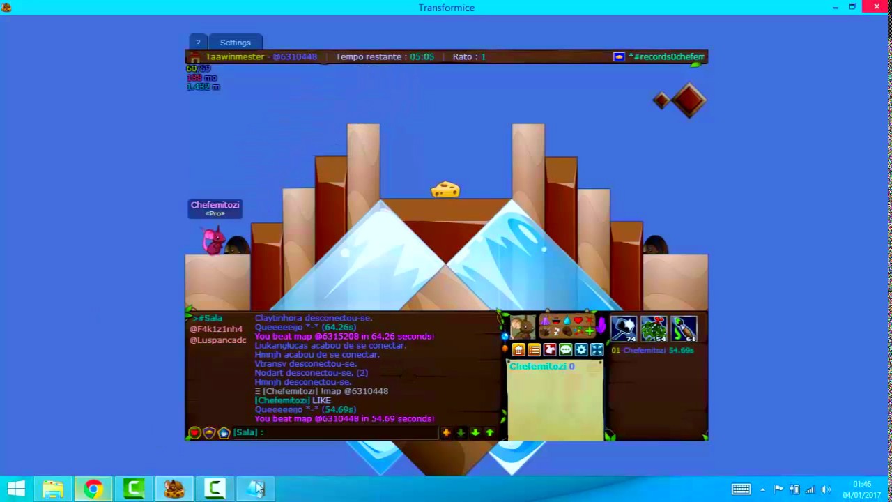 Transformice - Passando Mapas Anti leve (SEM HACK) - YouTube