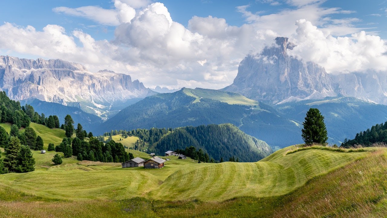 Switzerland, Swiss Alps, Hills and Mountains drone flyover compilation ...