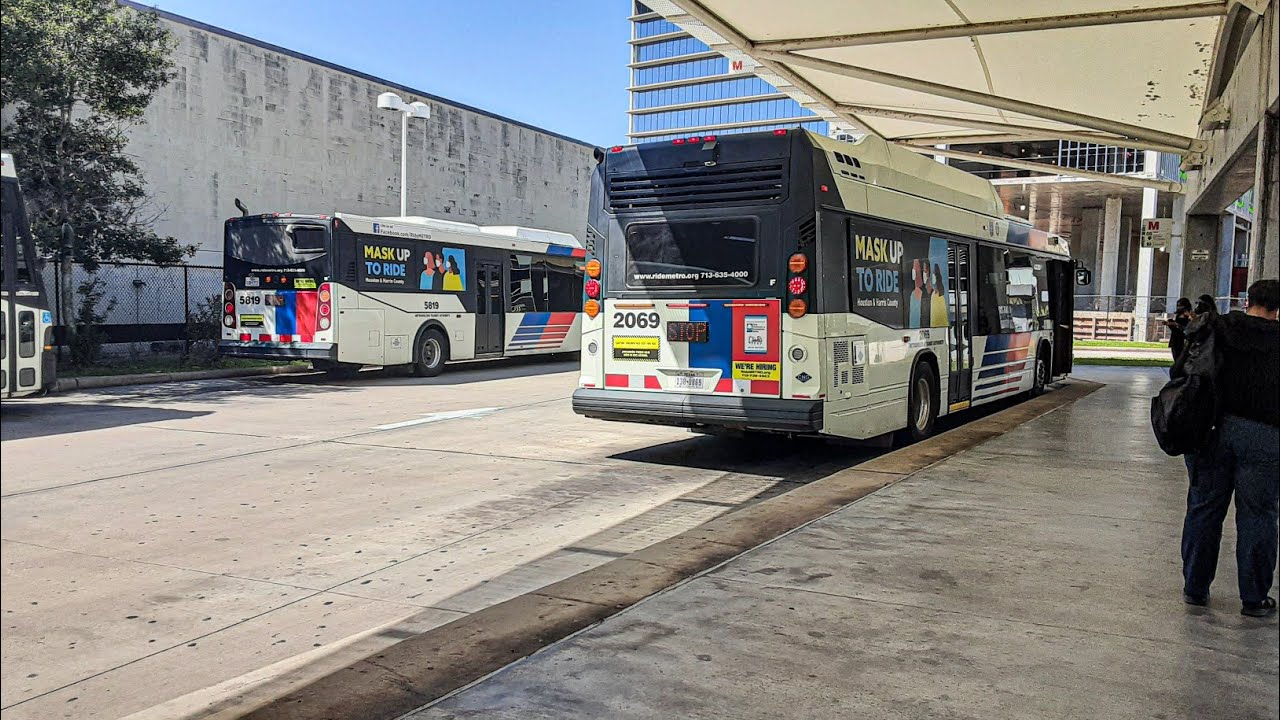 Riding Houston Metro 56 Airline/Montrose To Texas Medical Center ...
