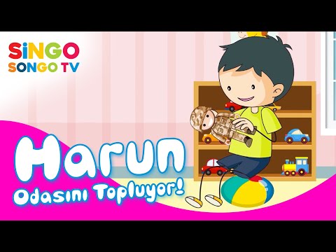HARUN Odasını Topluyor 👏🏼 🎉 – SingoSongo TV I İsme Özel Çocuk Şarkıları 🎵