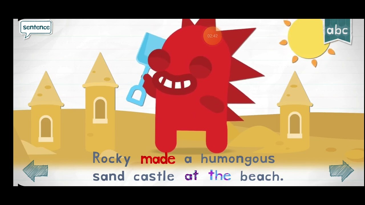 endless reader words part part 1 l-m - YouTube