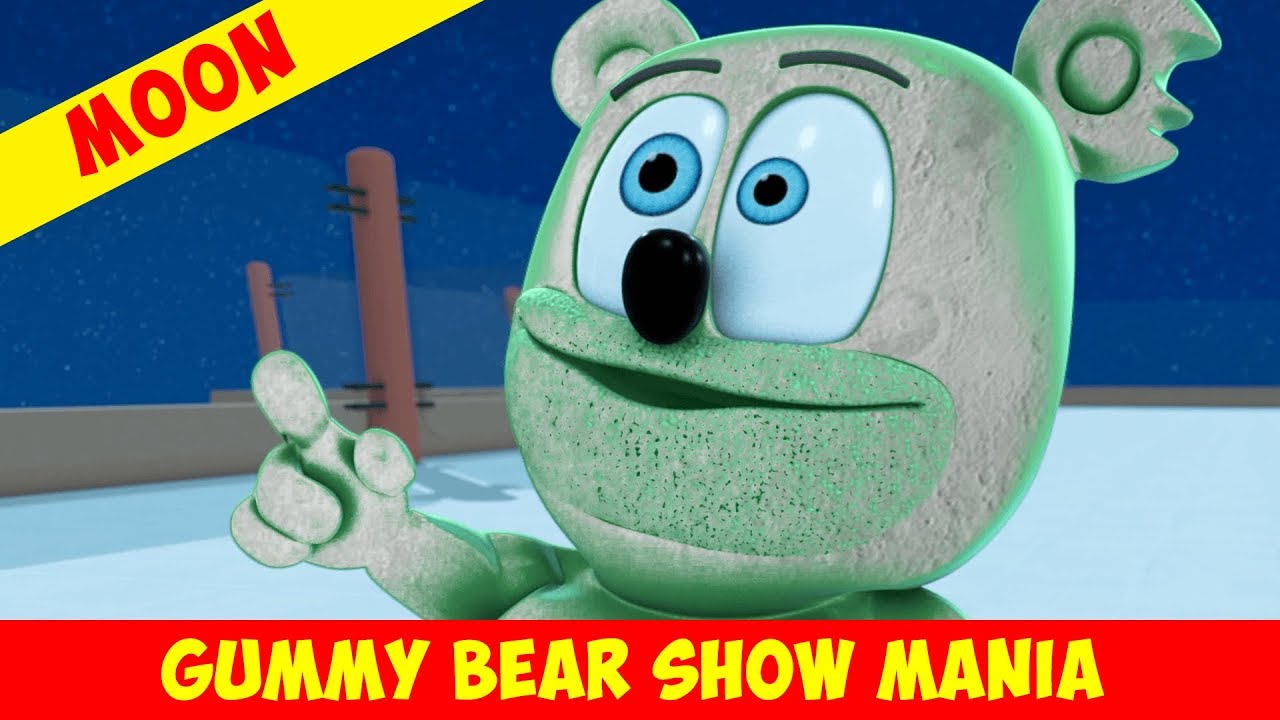"Fly Me To The Moon" with MOON GUMMY - Gummy Bear Show MANIA - YouTube