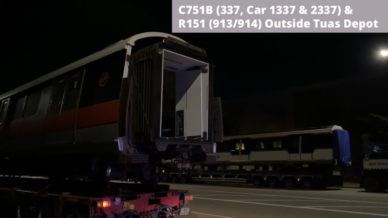 [Predecessor & Successor][SMRT] C751B (337, Car 1337 & 2337) & R151 ...