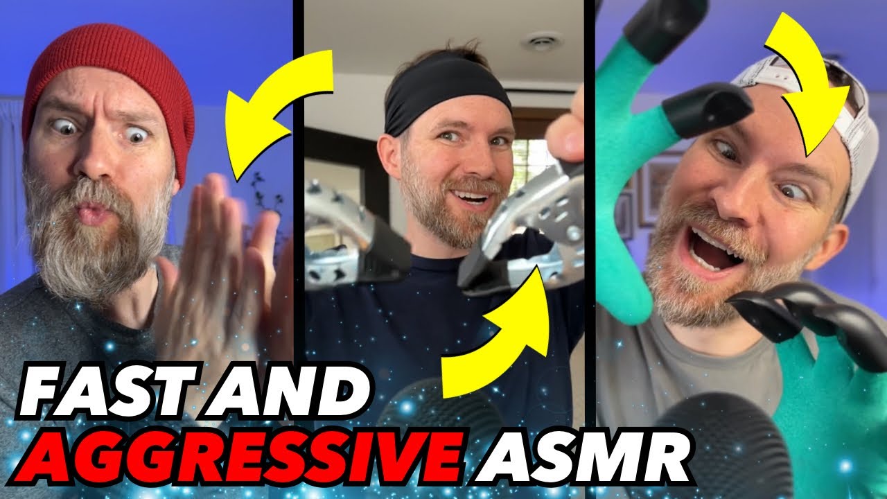 ASMR fast and AGGRESSIVE triggers for those who want a Tiktok ban - YouTube