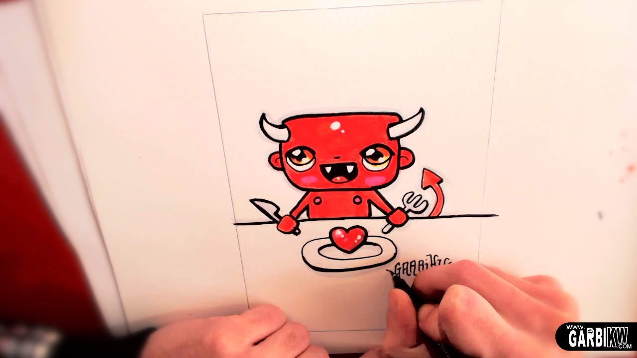Chibi Devil Drawing