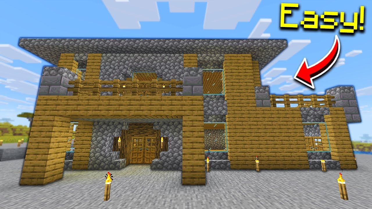 How I Built My STARTER House in Minecraft! (Minecraft Survival Ep3 ...