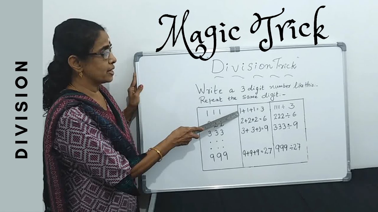 Division Magic Trick - YouTube
