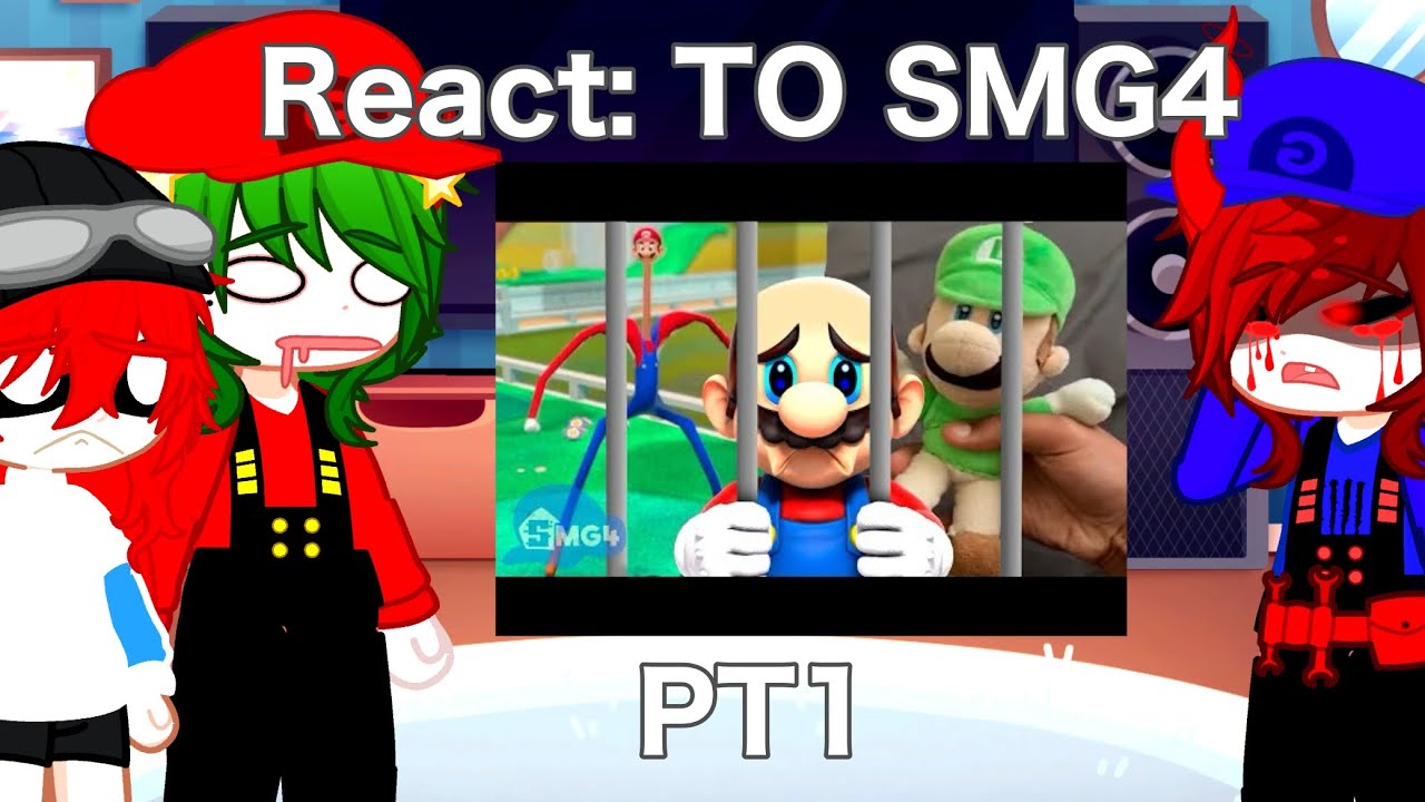 SMG4 OCS React to: Mario Reacts to Illegal Nintendo Memes (PT1) - YouTube
