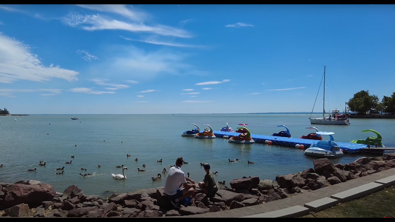 Balatonfüred - Balaton 2022 - Hungary [4k Ultra HD 60fps ] - YouTube