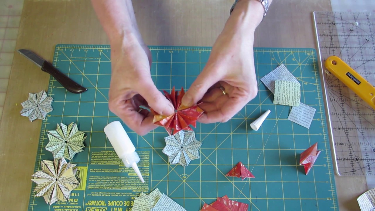 Making Star Embellishments, a tutorial. - YouTube