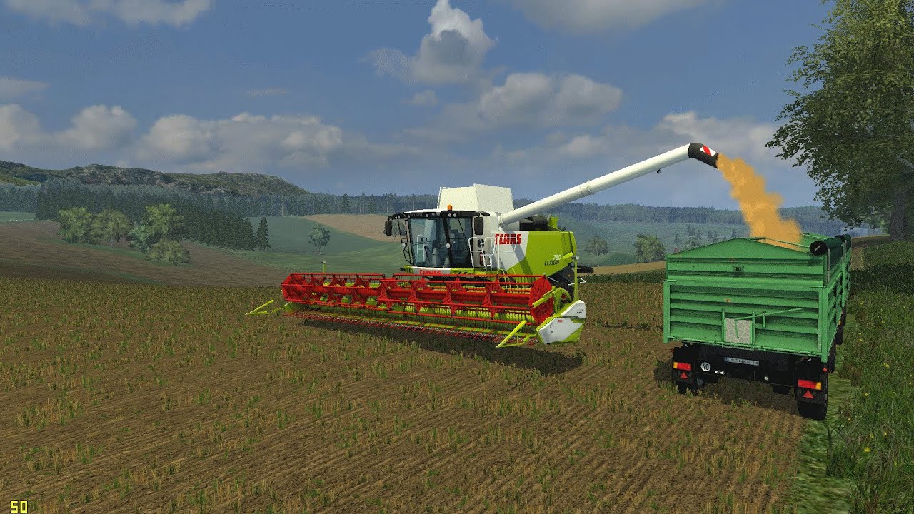 [LS13]-[FS13] "GoPro" Claas Lexion 750 in der Gerste | HQ - YouTube