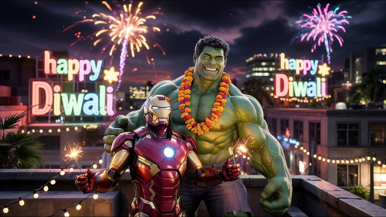 hulk and spiderman celebrate diwali #gta5#shorts #shortsfeed - YouTube