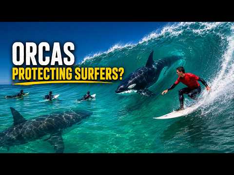 Schützen Orcas Surfer vor Haien?