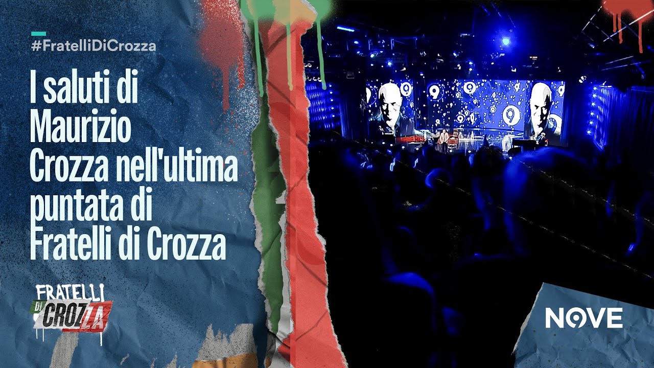 I saluti di Maurizio Crozza nell'ultima puntata di Fratelli di Crozza ...