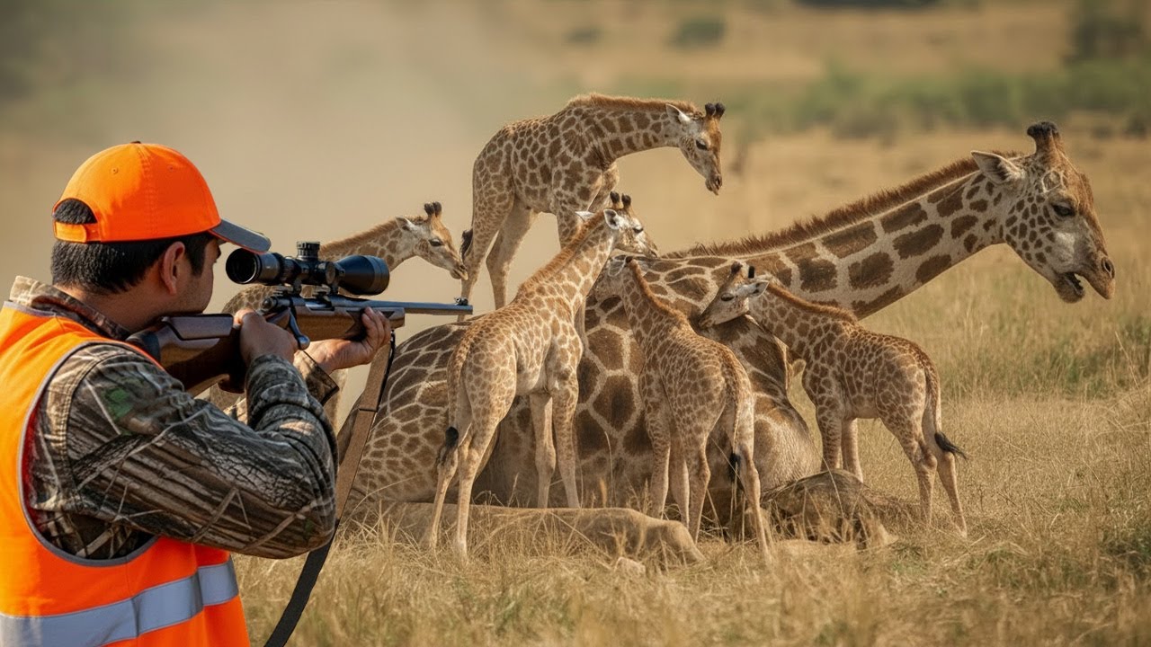 How South African Hunters Handle Giraffe Encounters With Rifles | Wild ...