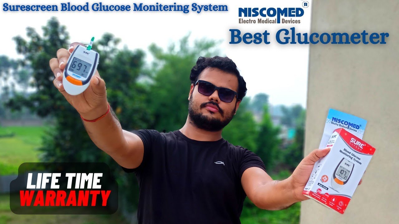 Niscomed Surescreen Blood Glucometer Unboxing Review ! Best Glucometer ...