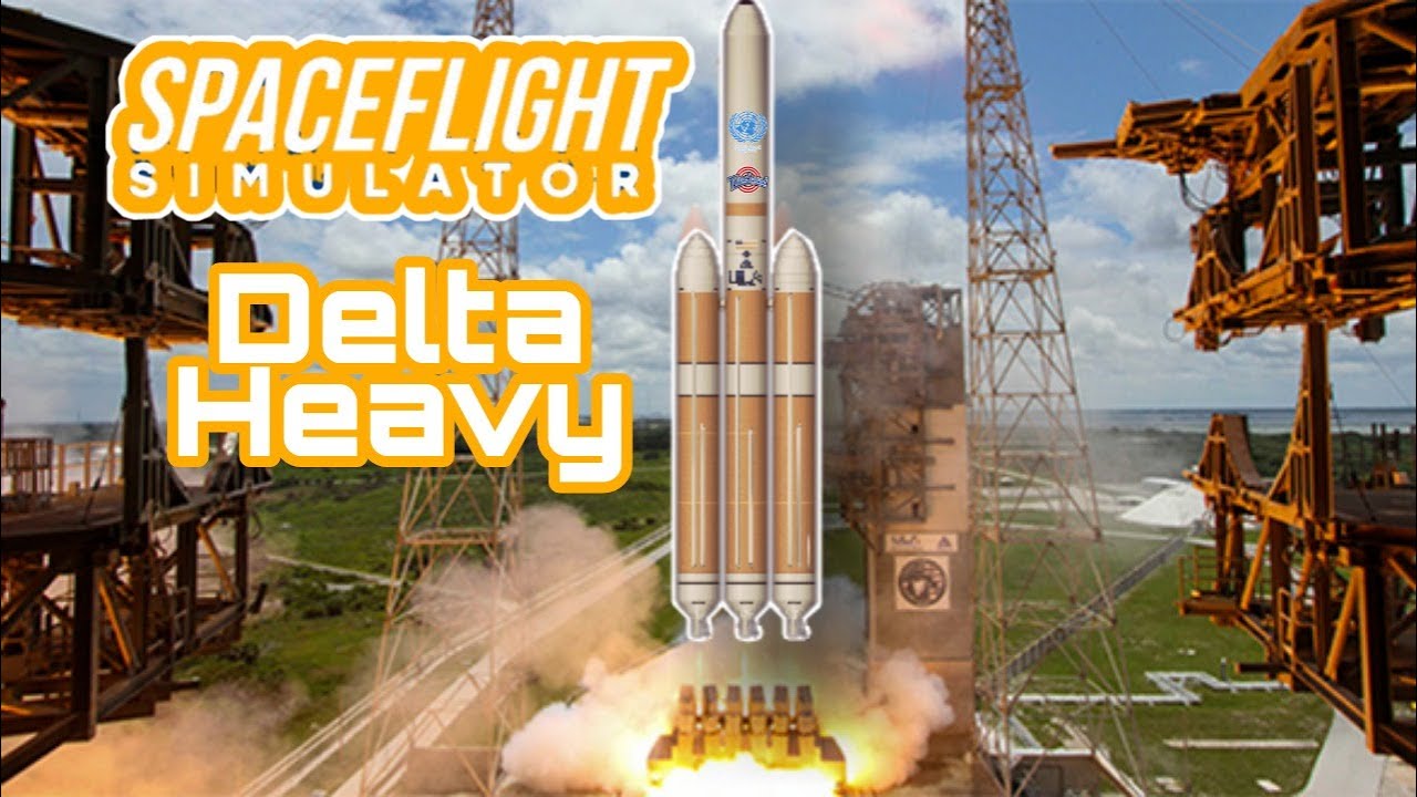 How to build delta heavy rocket? - SFS 1.6 - YouTube