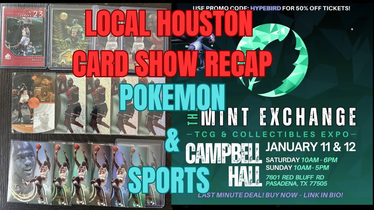 Local Houston Card Show - YouTube