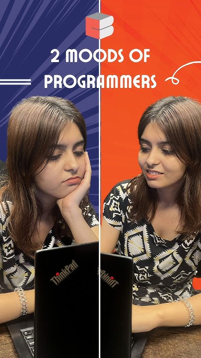 2 moods of Programmer | Who else can relate | Coding Blocks! #code #programming - YouTube