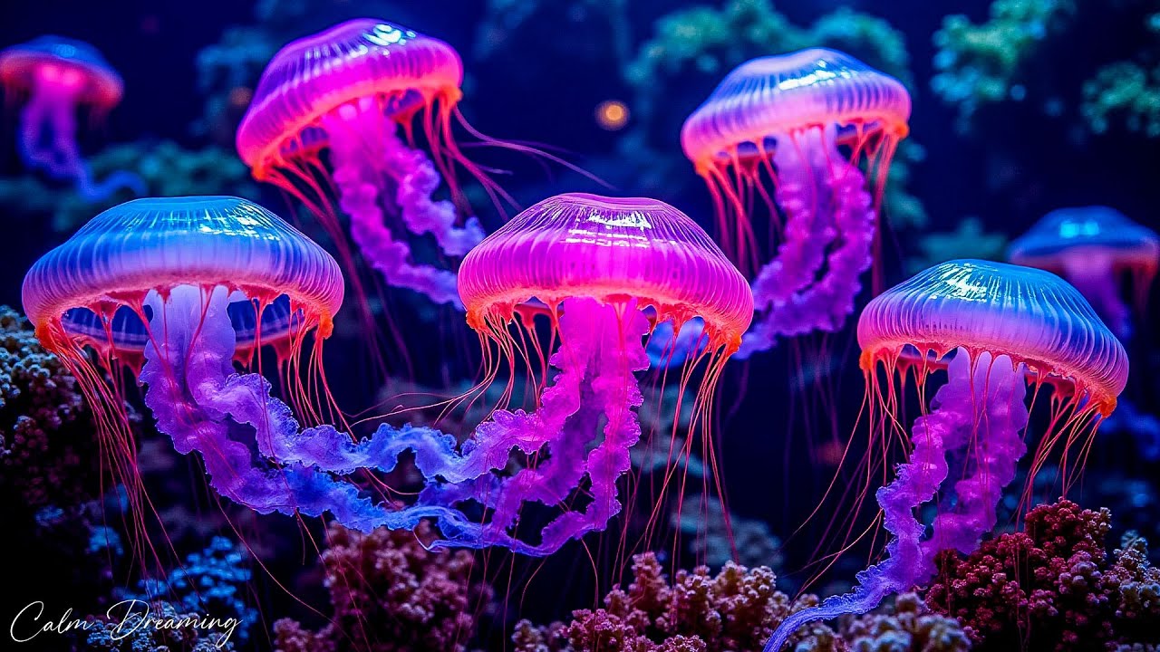 The Best Jellyfish Aquarium for Deep Sleep - FALL ASLEEP IMMEDIATELY ...