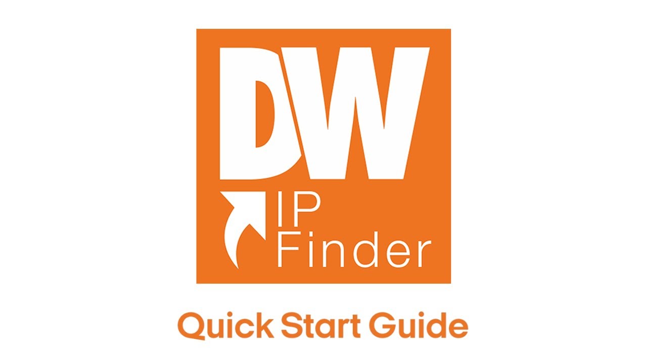 DW IP Finder Quick Start Guide - YouTube