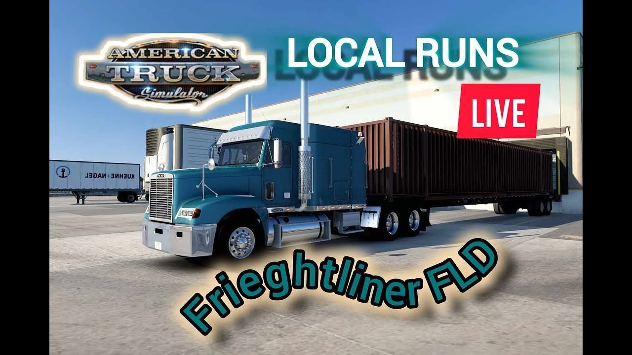 #Custom #Frieghtliner #FLD | Spotted Rollin | #Hauling #Container ...