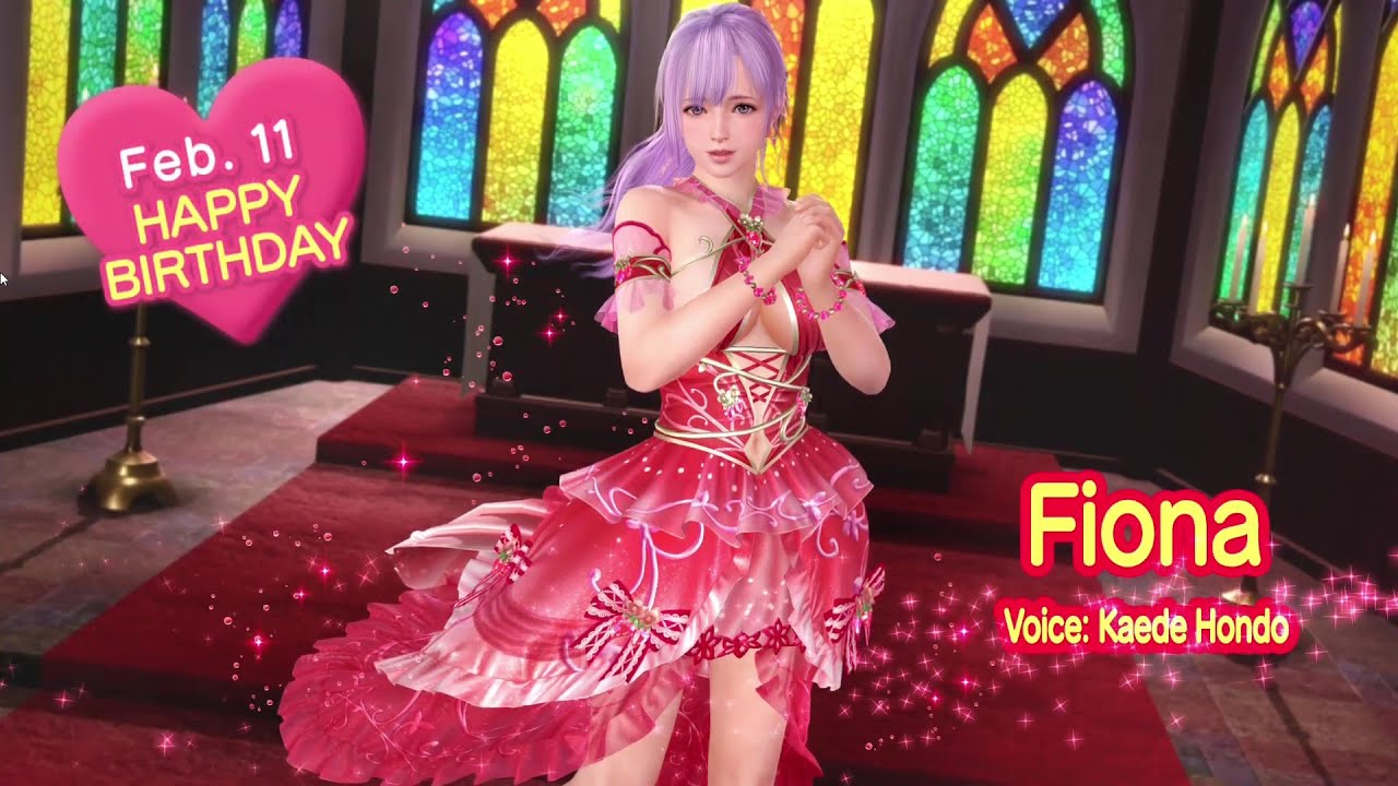 Happy Birthday Fiona DOAXVV - YouTube