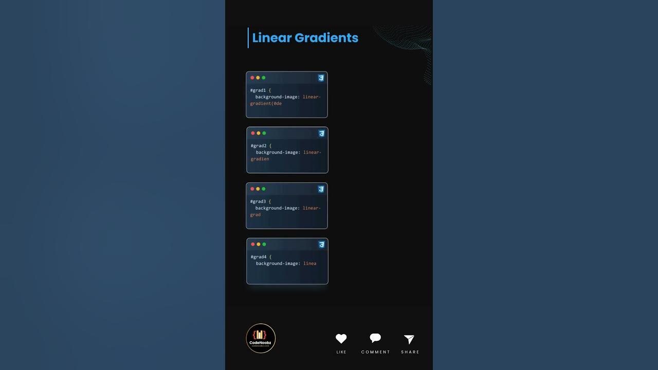 Linear Gradients in css 😎😎 #shorts #css - YouTube