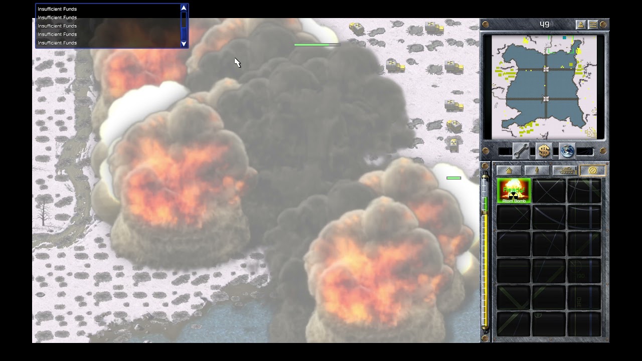 Ridiculous Command & Conquer Red Alert Demolition Nuke Explosion - YouTube
