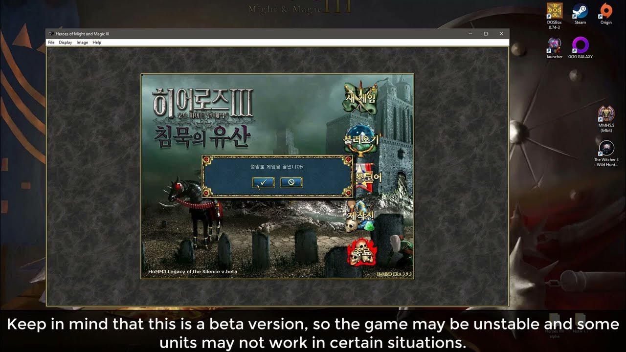 How to install HoMM3: Legacy of the Silence mod - YouTube