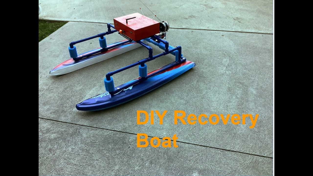 DIY RC Recovery Boat - RESCUE ANY BOAT FLIPPED - YouTube