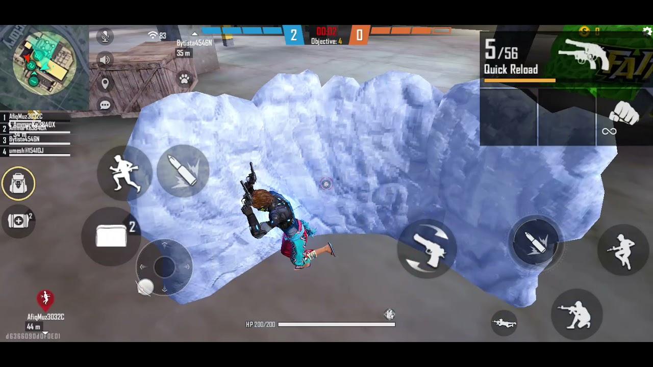 free fire new gun m1917 pistol gameplay//garena free fire - YouTube