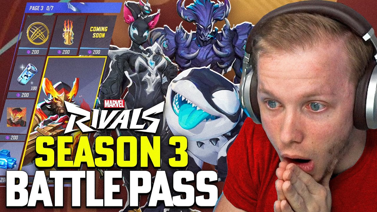 EVERYTHING In The Season 3 BATTLE PASS | Marvel Rivals Battle Pass Walkthrough - YouTube