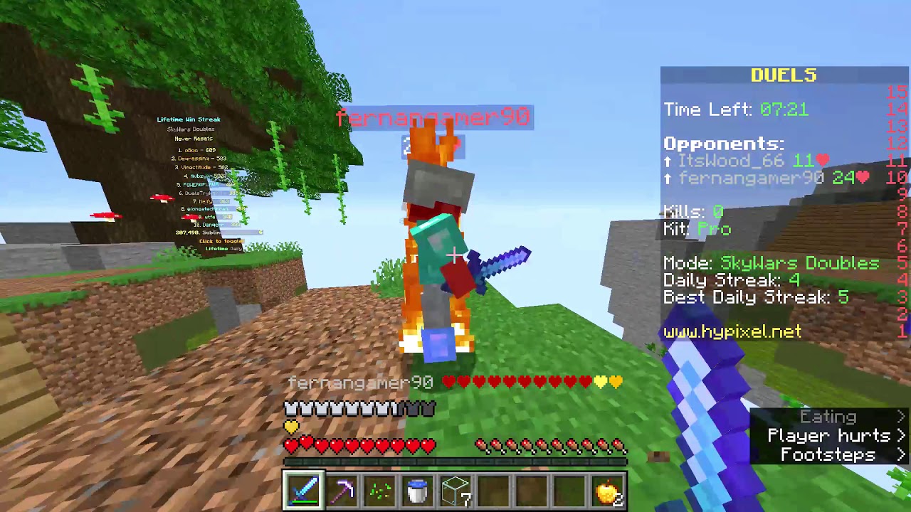 part 1 Minecraft pvp hypixel - YouTube
