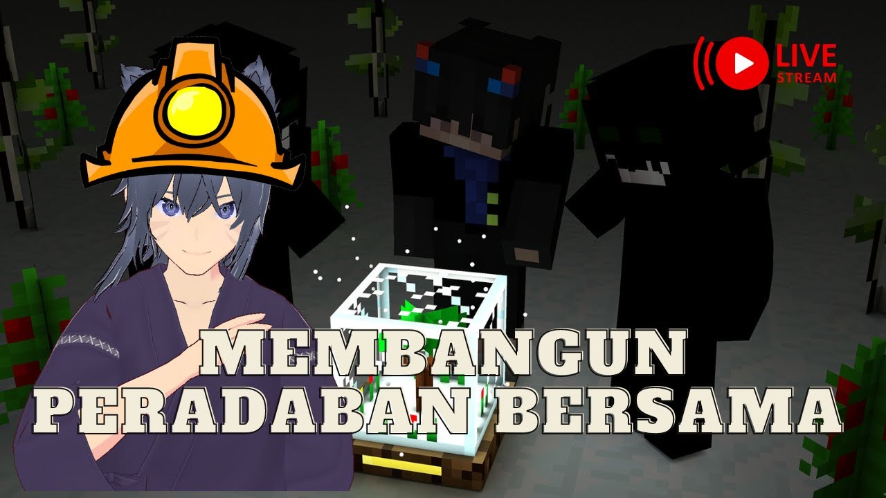 AKU DAN PARAH MAHKLUK INI INGIN MEMBANGUN PERADABAN BARU - MINECRAFT SURVIVAL JAVA EDITION ...