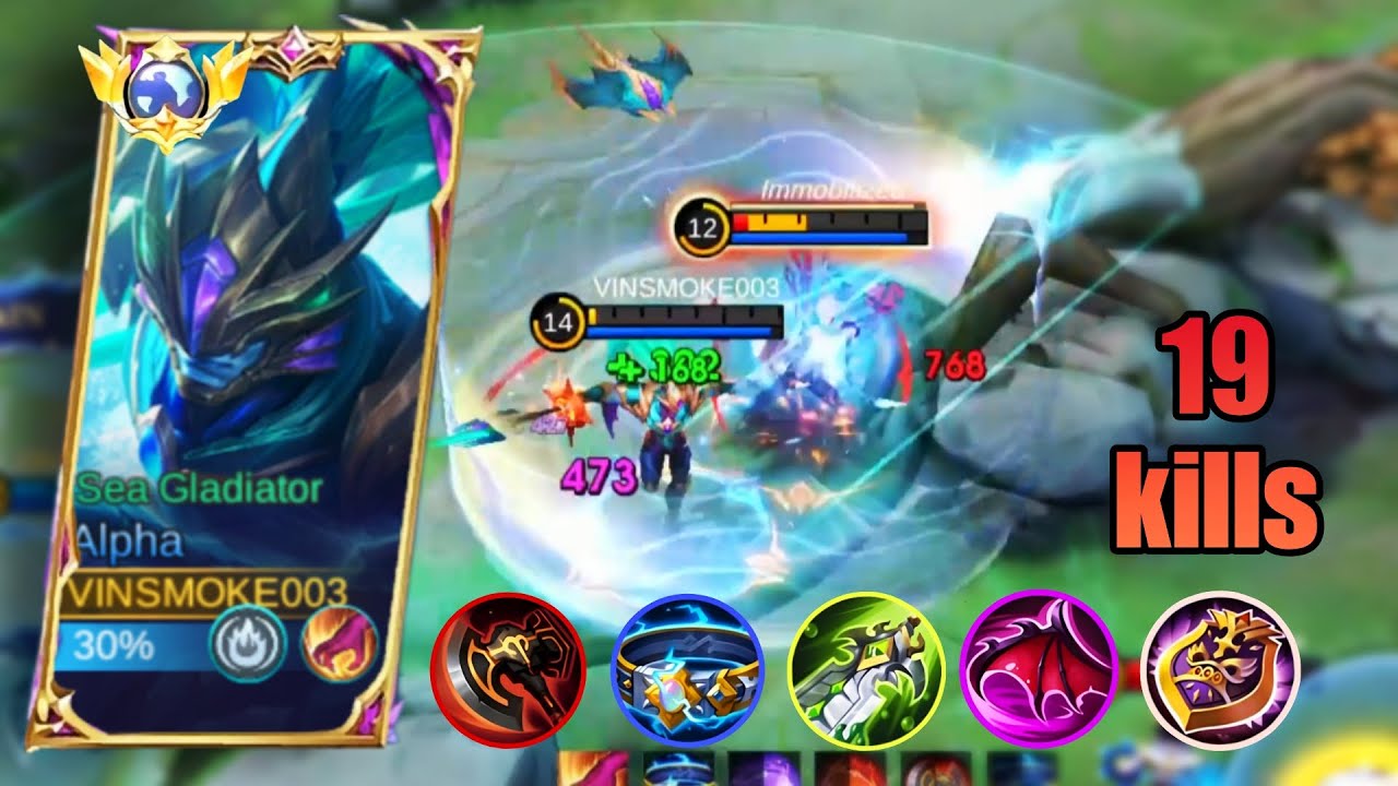 NEW META GLOBAL ALPHA BEST BUILD IN 2025 GUIDE TO RANK UP FASTER | MLBB ...