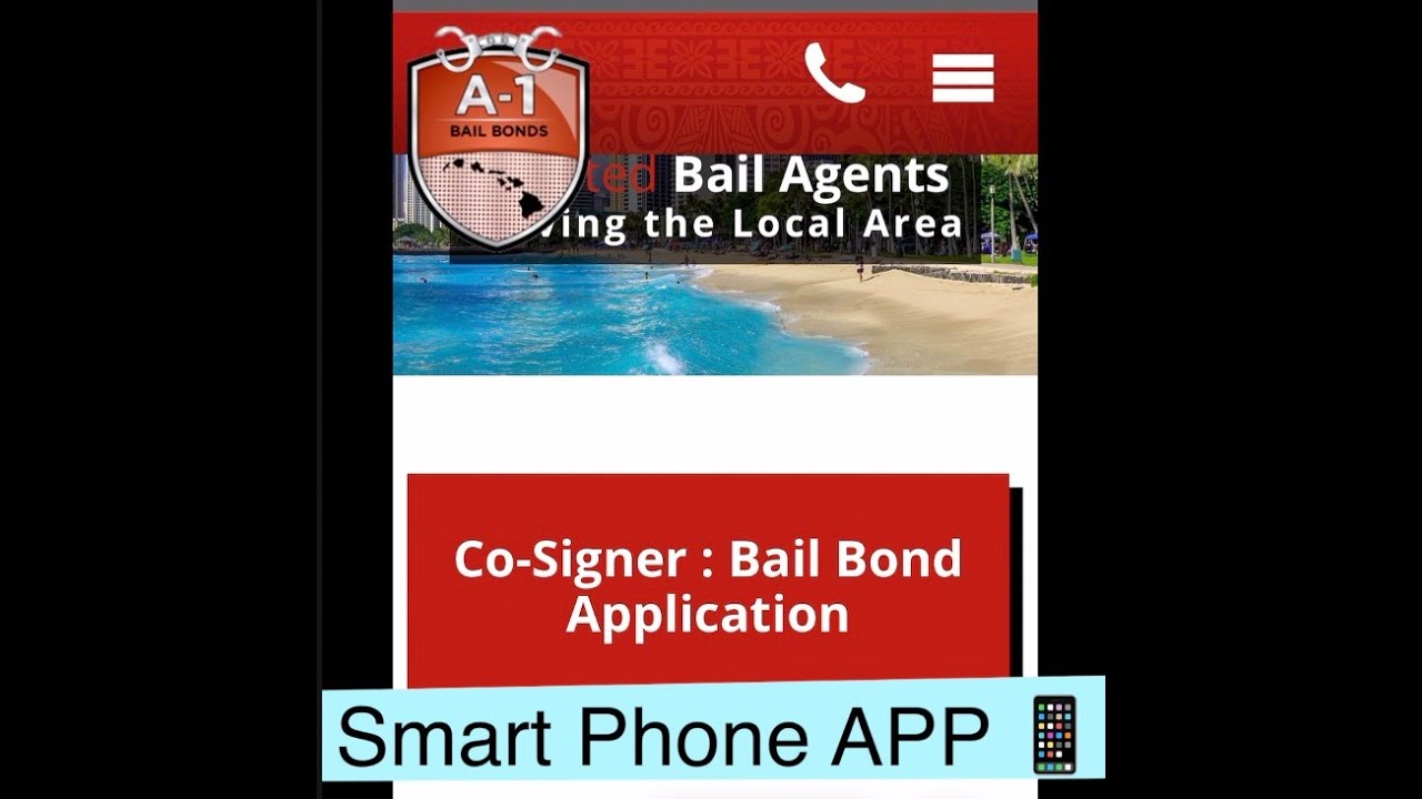 Mobile Application - How to apply for a bail bond in under 5 minutes on ...