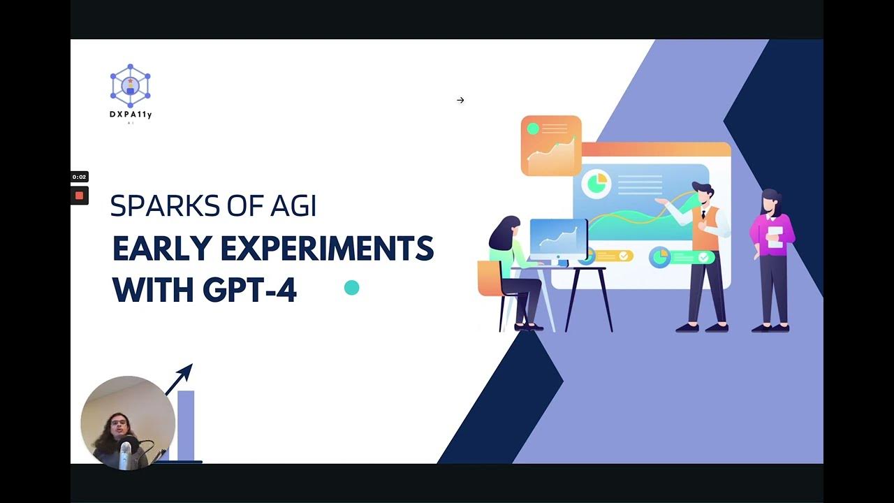 Sparks of AGI: Early Experiments with GPT 4 - YouTube