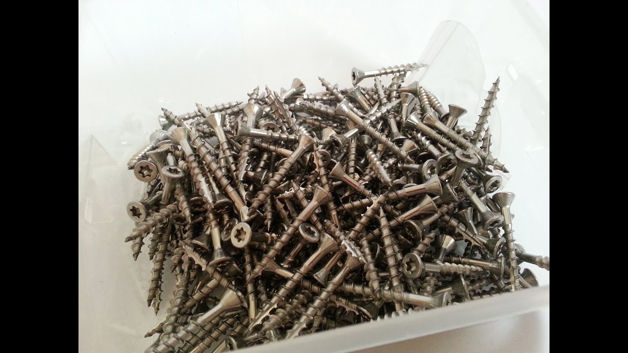 Biltema Stainless steel Terrace Screw 3,9x 35mm, Unboxing - YouTube