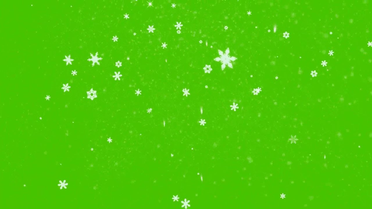 Snow flakes Green Screen Effects Free Download HD 1080p | Snow flakes ...