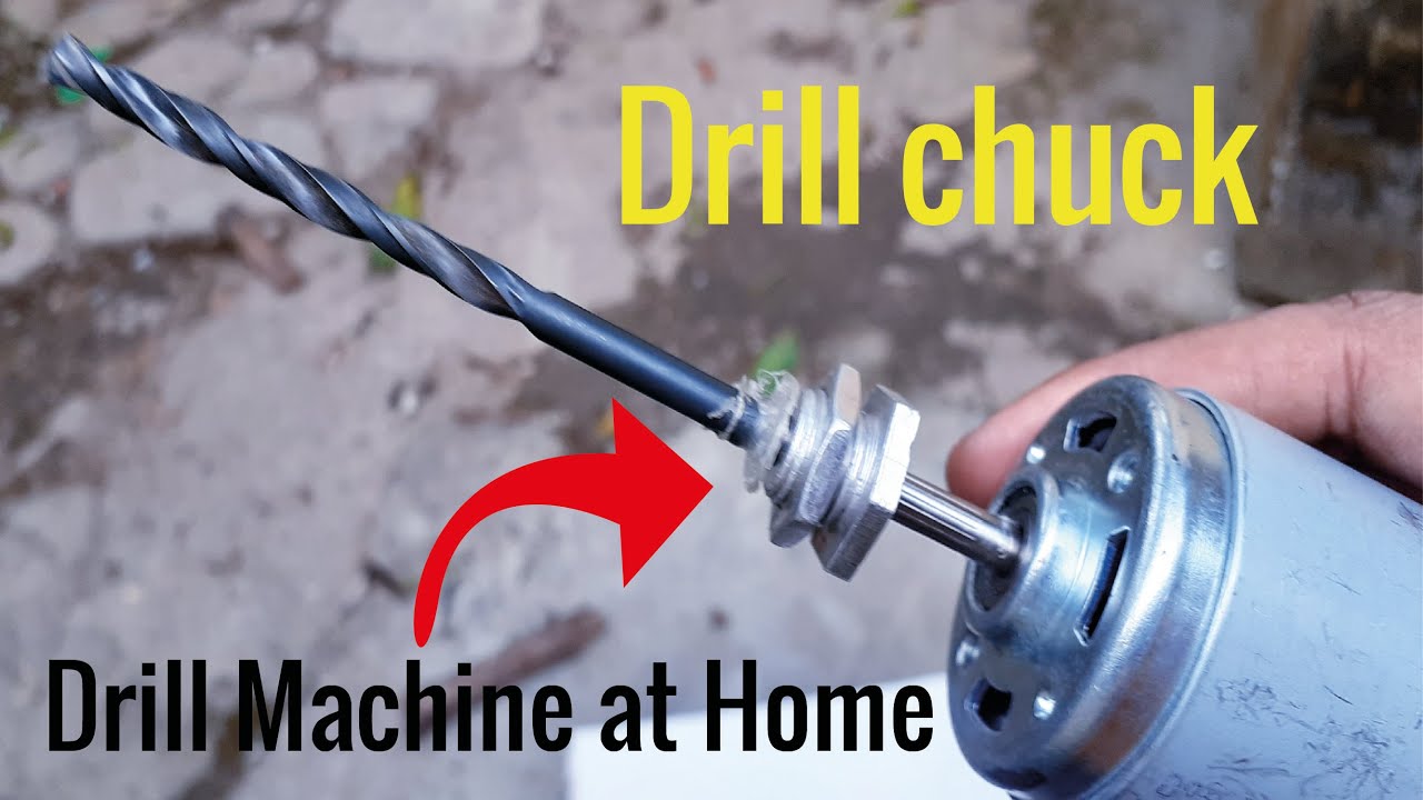 How to make drill machine at home with 775 motor - YouTube