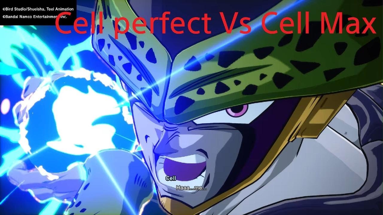 DRAGON BALL: Sparking! ZERO Cell perfect Vs Cell Max - YouTube