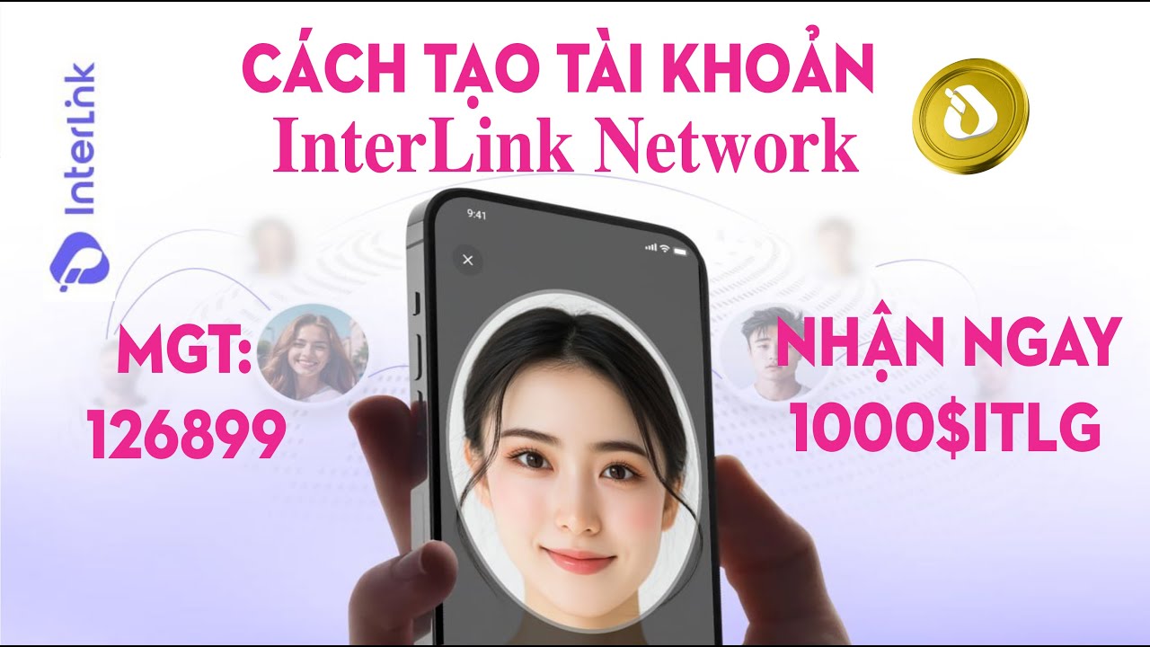 Interlink Network - Cách cài đặt để nhận thưởng 1000 $ITLG và tăng tốc độ đào nhanh - Mã GT ...