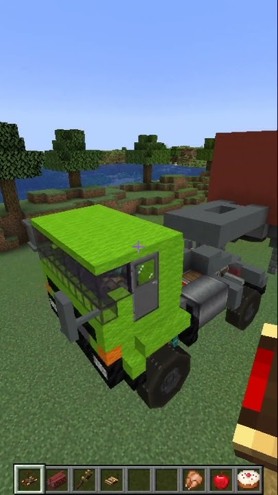 Fully Working Articulated Lorry Truck Using Minecraft Create Mod and Trackwork #minecraft # ...