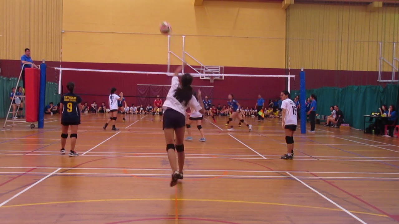 2018 A Div National Girls ACJC vs CJC 3-0 set 1 - YouTube