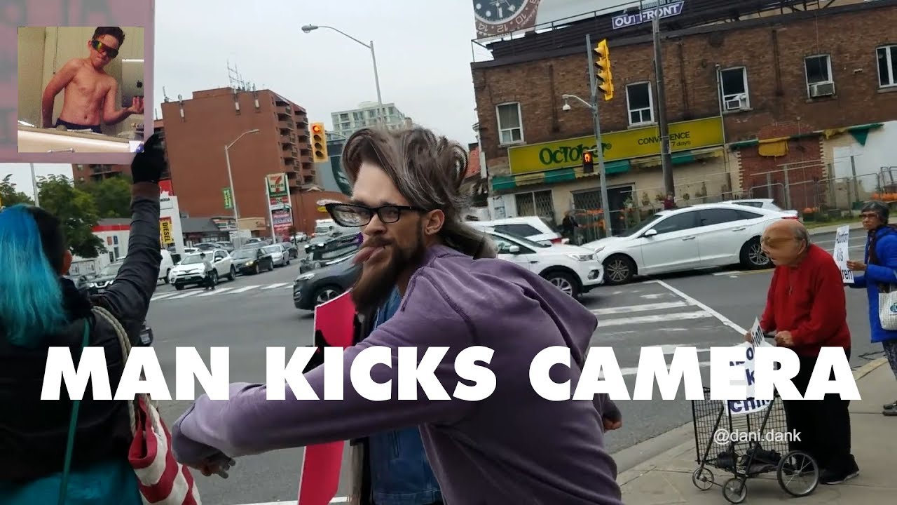 Man kicks Camera(Shocking Aftermath) - YouTube