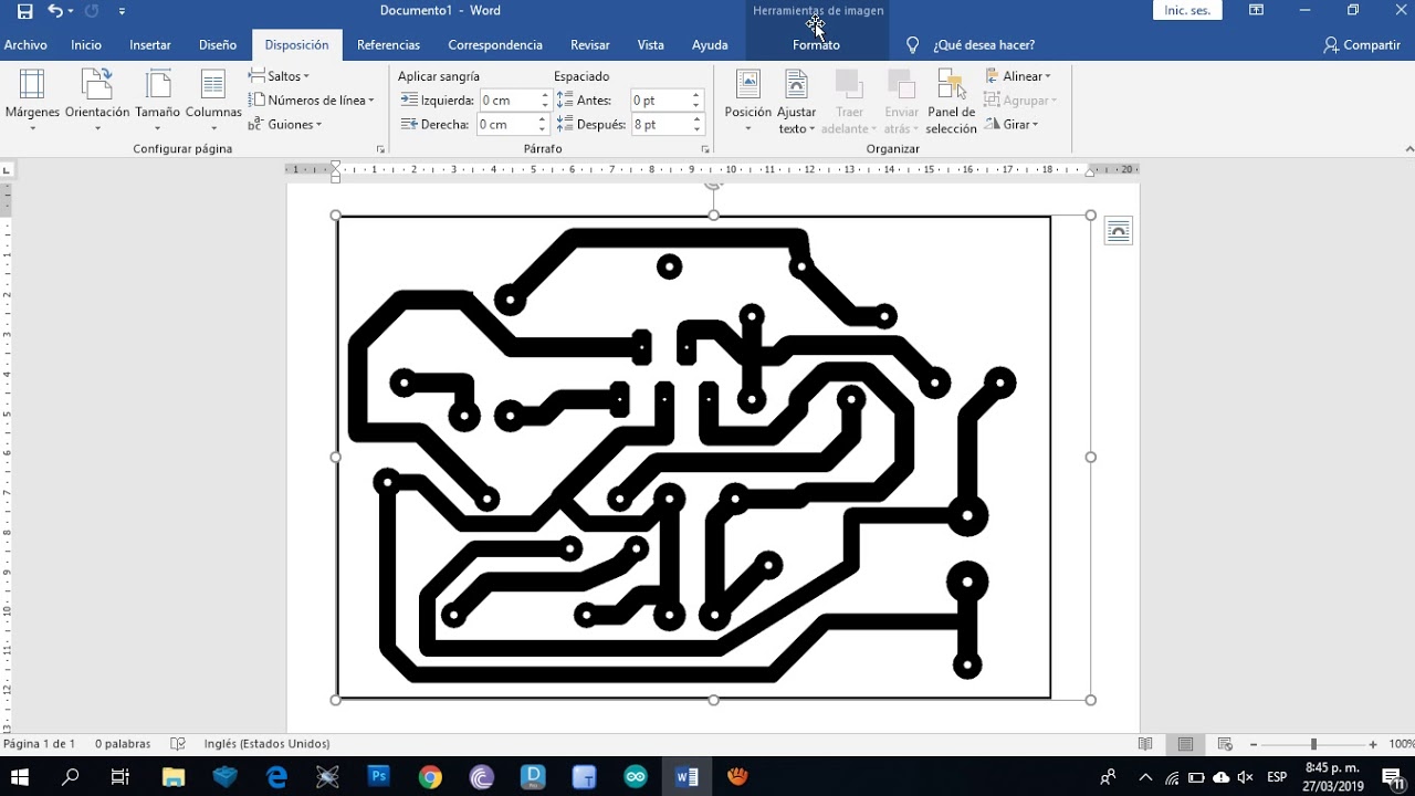 PCB proteus a Word - YouTube