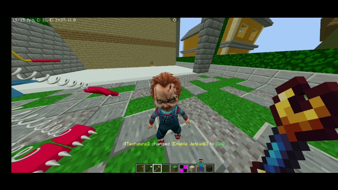 Chucky Modeli Nasıl Yapılır 😱-[Minecraft] - YouTube