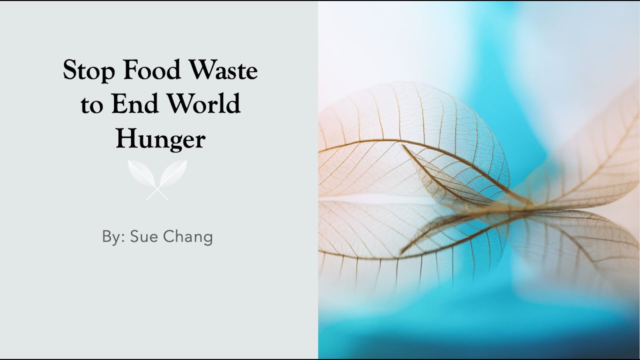 Persuasive Speech (Food Waste) - YouTube